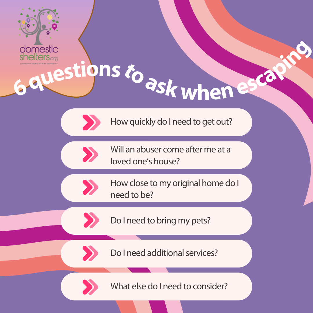 6 Questions to Help You Escape Abuse and Find a Safe Place